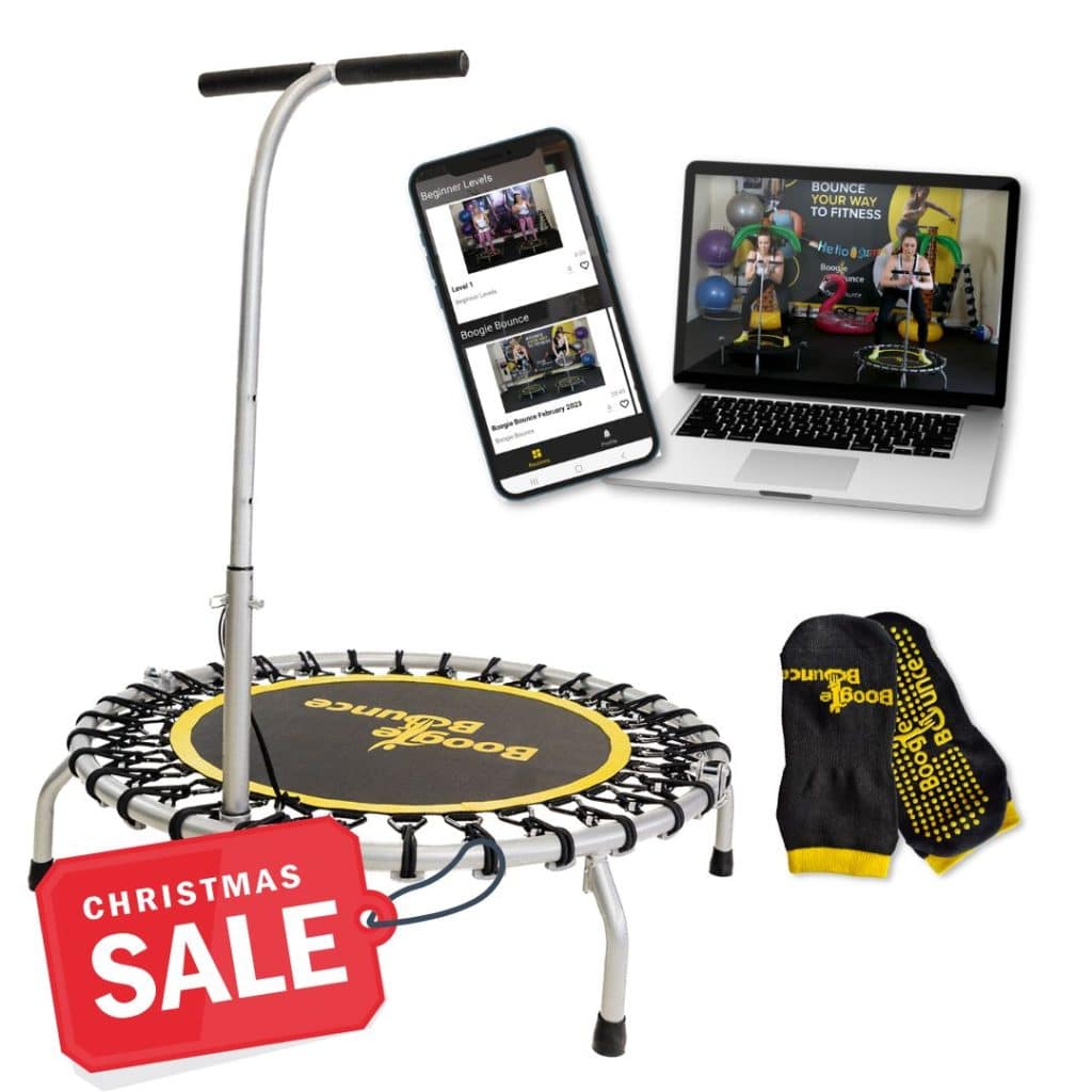Boogie Bounce Rebounder | The Elite Mini Trampoline Bundle